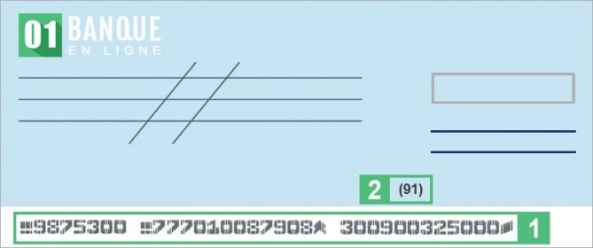 Le code CMC7 et la clé d'un chèque : ou les trouver ? – 01 banque en ligne