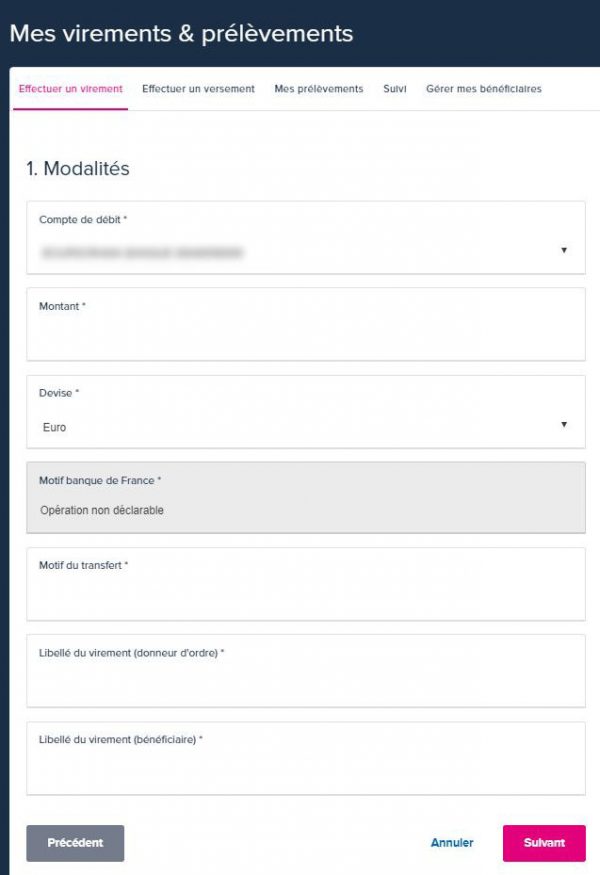 Faire un virement hors zone sepa boursorama – 01 banque en ligne